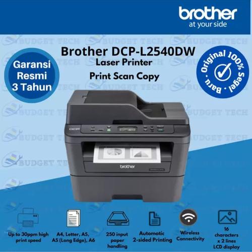 Jual Printer Brother DCP L2540 DW L2540-DW moni laser print scan copy ...