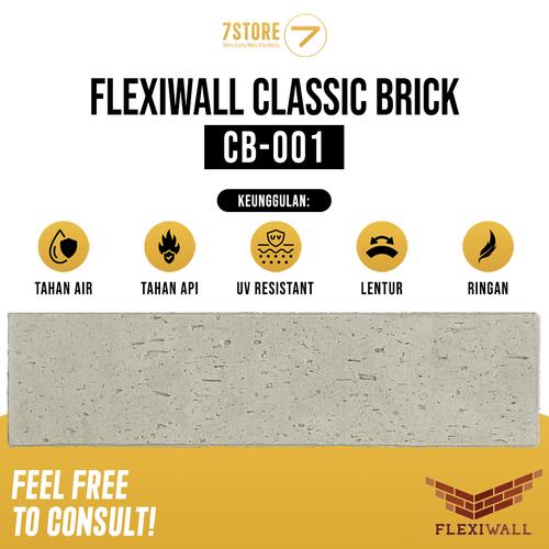 Jual FLEXIWALL Classic Brick CB001 - Batuan Pelapis Dinding Rumah - Kota Tangerang Selatan ...