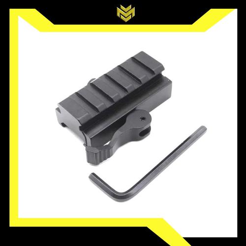 Jual Picatinny Rail 3/4 Riser Scope Mount 20mm Weaver Quick Release ...