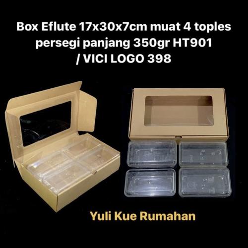 Jual Box 2 Toples Bulat 500gr Kardus Kotak Kue Bolu Packaging Hampers ...