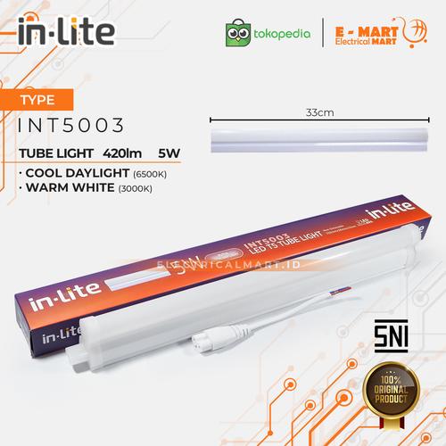 Promo inLite Lampu LED T5 Batten 5W 30CM 5 Watt INT5003 TL in-Lite ...