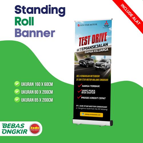 Jual [JADE] Roll Up Banner Custom Banner Kustom Banner Jualan Banner ...