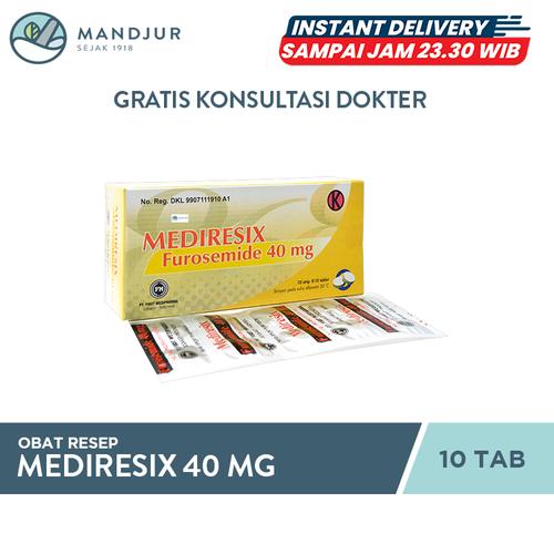 Jual Mediresix 40 mg 10 Tablet / Furosemide / Hipertensi / Edema ...