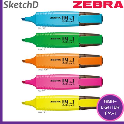 Jual Highlighter FM 1 Zebra Marker Penanda Warna High lighter - Kota Manado - SketchD | Tokopedia