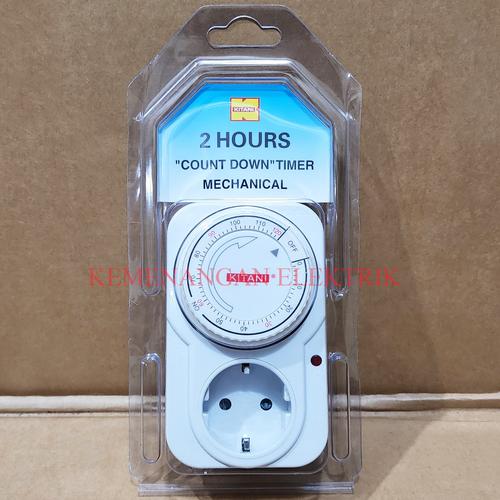 Jual KITANI STOP KONTAK TIMER 2 JAM ANALOG / ALAT PENGATUR WAKTU MANUAL ...