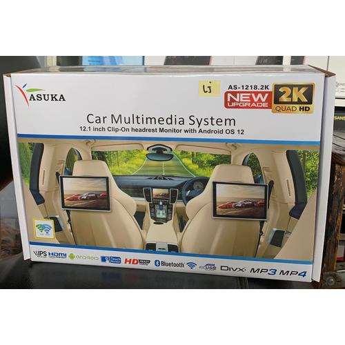 Jual Head Rest Screen - Asuka AS 1218 - 12 Inch Android Ram 3GB - 1218 ...