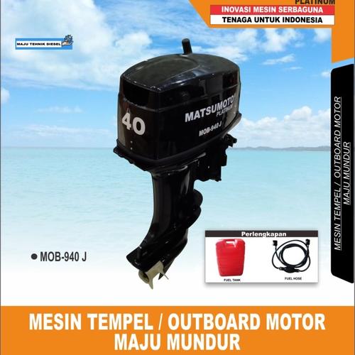 Promo Mesin Perahu Tempel Boat Motor Tempel 2Stroke MATSUMOTO MOB940J ...