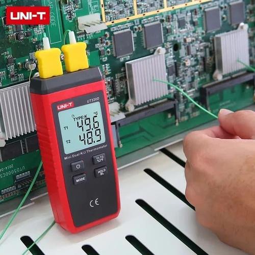 Jual digital termometer termokopel dual channel tipe K probe ...