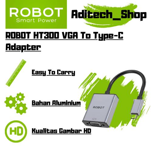 Jual ROBOT HT300 VGA to Type-C Adapter - Kota Batam - Aditech.Shop ...