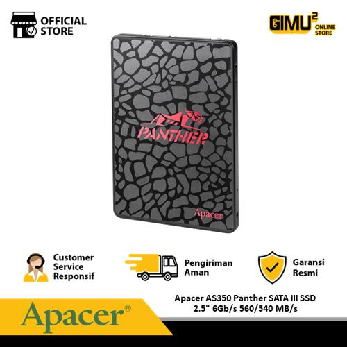 Promo Apacer AS350 Panther SATA III SSD 2.5" 6Gb/s 560/540 MB/s Cicil 0 ...