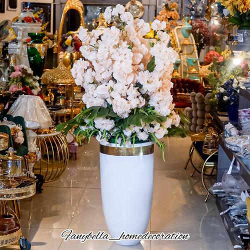 Promo Bunga Rangkaian Set Elegan Bunga Mewah Vas Bunga Import Satu Set ...