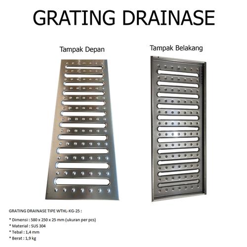 Jual Ss gutter grating Penutup Selokan dapur Komersil Stainless Steel ...