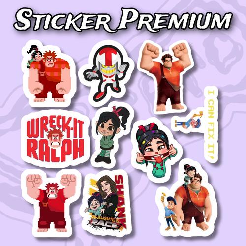 Jual Sticker Disney Wreck It Ralph Pack Isi 10 Pcs Waterproof - Kota ...