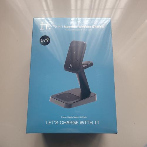 Jual Immersive Tech IT 3 in 1 Magnetic Wireless Charger - Black ...