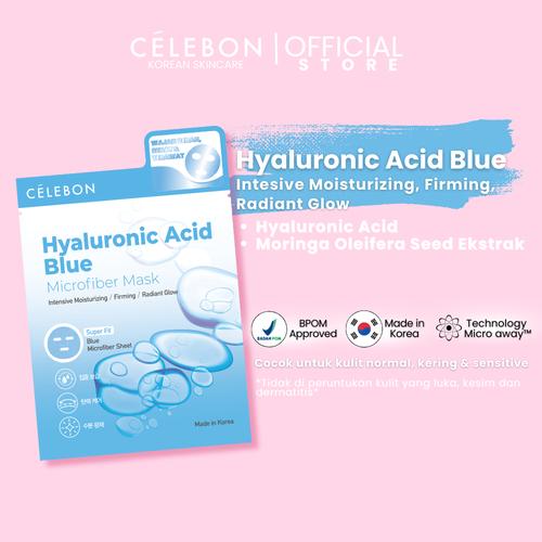 Promo [WHS] Hyaluronic Acid Blue Microfiber Mask - Jakarta Utara ...