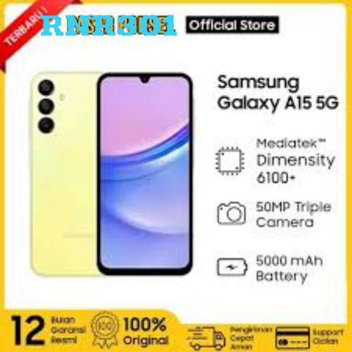 Jual Samsung A15 5G 8/128 NFC Ram 8gb 256gb new garansi resmi - Biru ...