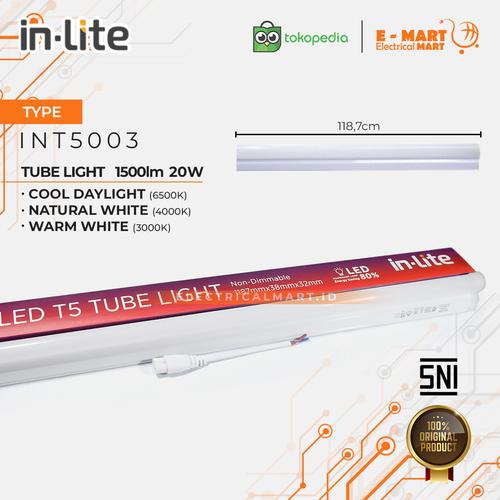 Promo inLite Lampu LED T5 Batten 20W 120CM 20 Watt INT5003 TL in-Lite ...