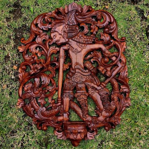 Jual Blawong Keris Ukir Wayang Werkudara Kayu Jati Garap Alus Istimewa ...