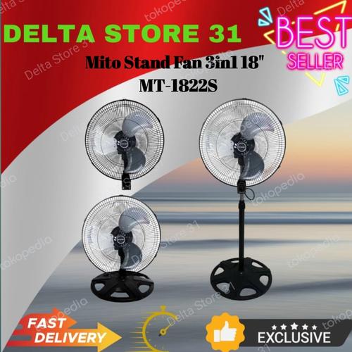 Jual Mito Stand Fan 3in1 18" MT-1822S Mito kipas Angin berdiri MT1822 - Kota Surabaya - Delta ...