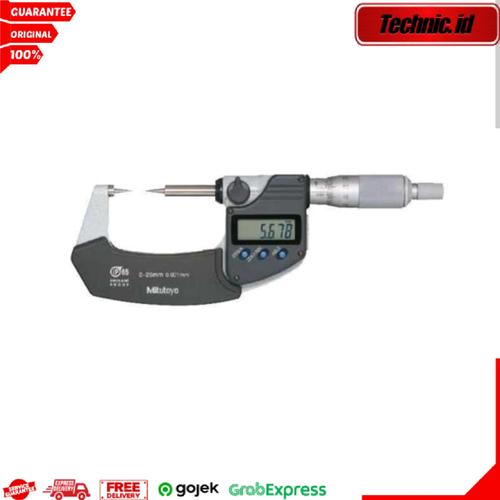 Promo Mitutoyo Alat Ukur Mikrometer Point 25/0,001 Mm 342-261-30 Alat ...