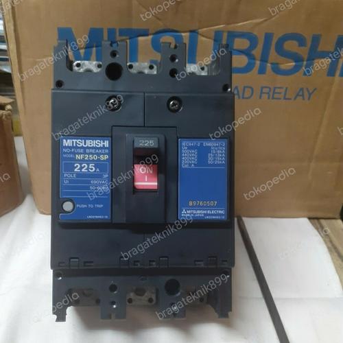 Jual No Fuse Breaker/ MCCB Mitsubishi NF-250-SP 3P 225A NF250-SP 3P ...