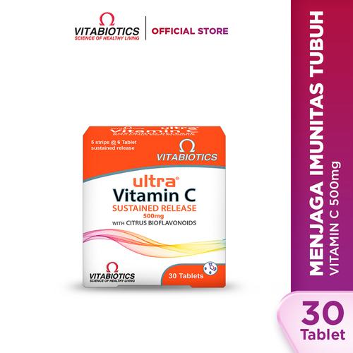 Promo Vitabiotics Ultra Vitamin C 500mg 30 Tablet - Menjaga Imunitas ...