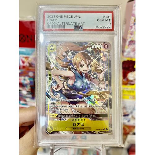 Promo PSA 10 ONAMI Parallel R OP06-101 - Nami Alternate Art One Piece Card TCG - Jakarta Timur ...