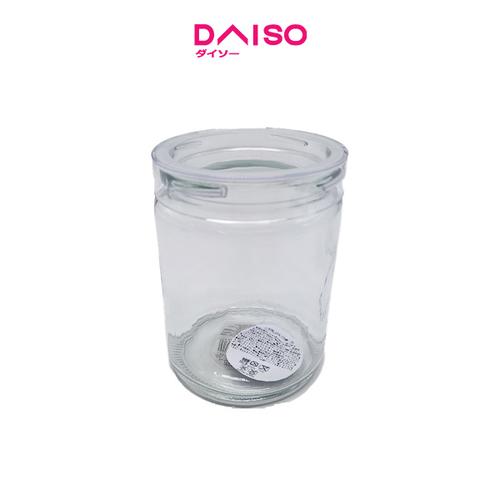Jual Daiso Clear Plastic Lid Glass Pot -25.36fl oz - 750mL- - Jakarta ...