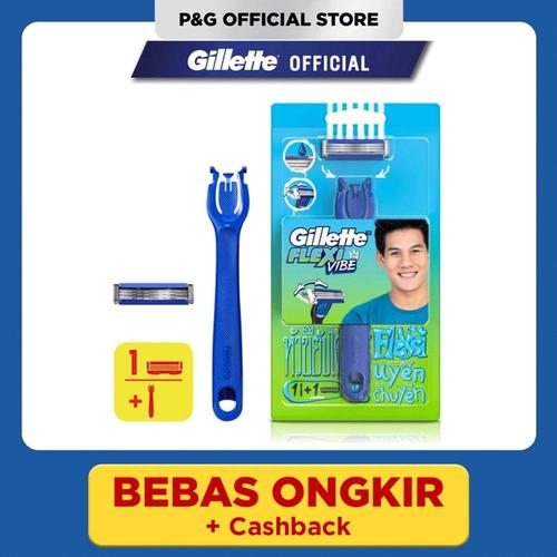 Promo Gillette Flexi Vibe - 1 Razor Pisau Cukur + 1 Pisau Cukur Isi ...