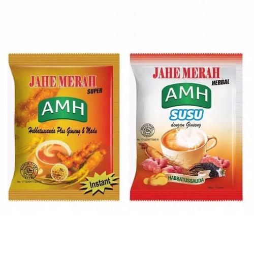 Jual Minuman Kesehatan Jahe Merah AMH Herbal Halal isi 10 Saset - AMH ...