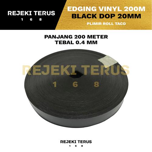 Jual Edging HITAM 200 METER / Vinil Vynil Vynil Black Dof Dop PVC ...