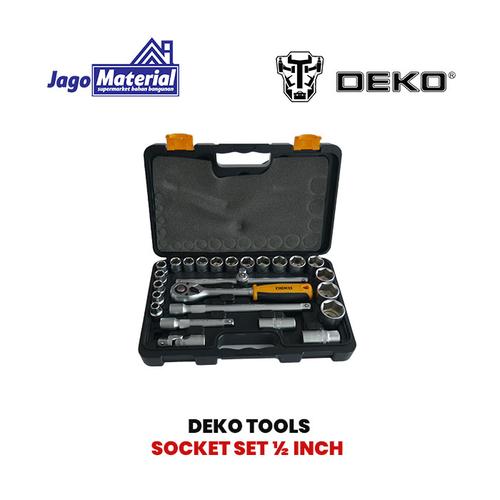 Promo Deko Socket Set ½ Inch / Kunci Sok Set 25 pcs Ukuran 10 – 32 mm ...
