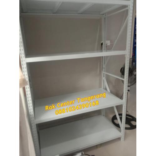Jual Rak Besi Baja/Rak Toko/Rak Arsip/Rak File Tahan Beban 150 Kg ...