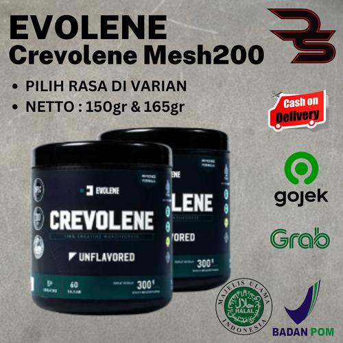 Jual EVOLENE Crevolene Monohydrate Mesh 200 Partikel 30 Serving / Suplemen Multivitamin Creatine ...