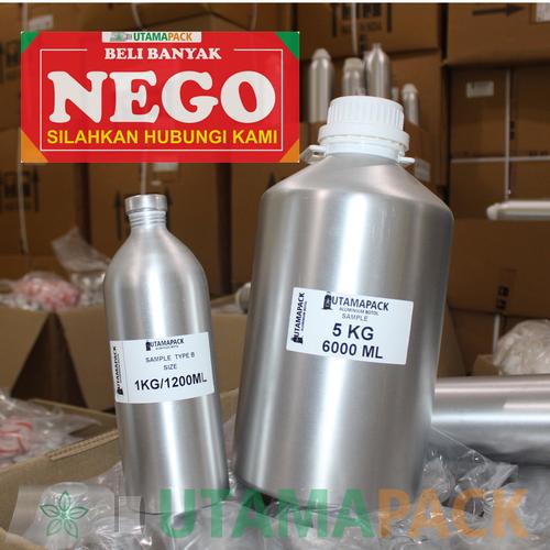 Jual botol alumunium /aluminium parfum ukuran 5 kg (6000ml) - Kab. Bogor - Kemasan Utama ...