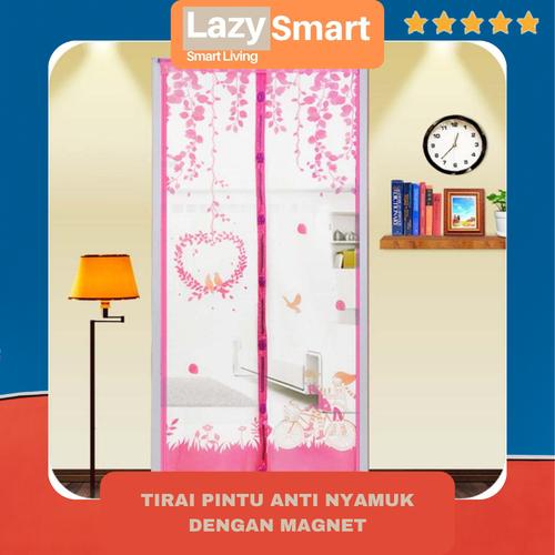 Jual Tirai Pintu Anti Nyamuk Kelambu Magnet Magnetic Screen Door Kamar ...
