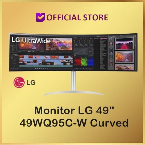 Jual Monitor LG 49" 49WQ95C-W Curved IPS Dual QHD USB Type-C Ultrawide ...