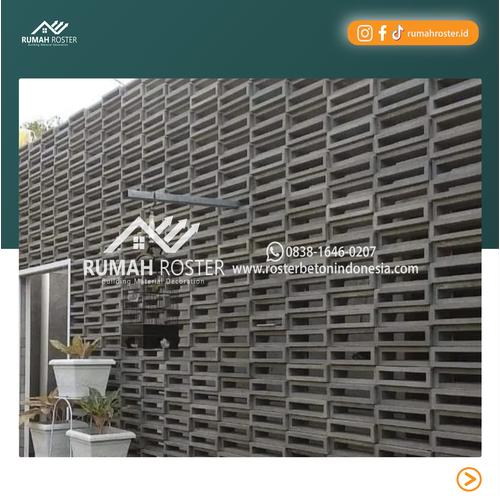 Jual Roster Beton Minimalis Persegi Panjang - Ukuran 28x8 cm - Jakarta ...