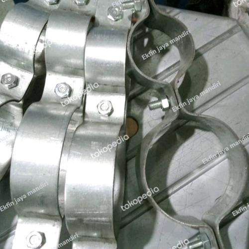 Jual klem tiang listrik 4" x 1" inch plat galvanis - Jakarta Pusat ...