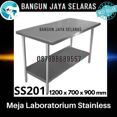 Jual Meja Lab Stainless Steel 201 Penyimpanan Tambahan, Rak Bawah - Kab ...