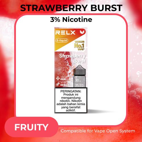 Jual RELX Strawberry Burst Salt Nic 30ML by RELX - Liquid RELX E-Liquid ...
