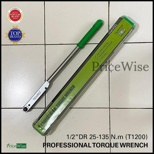 Jual Professional Torque Wrench 25-135 Nm T1200 Tekiro / Kunci Torsi T ...