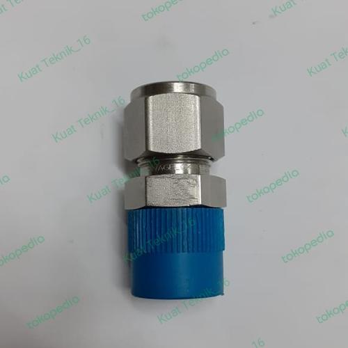 Jual Male Connector 1/2 in od x 1/2 in MNPT, Swagelok SS316 - Jakarta Pusat - Kuat Teknik_16 ...