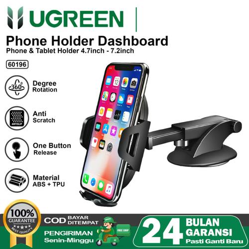 Jual UGREEN 60196 Car Mount Phone Holder Telescopic Dudukan HP Mobil ...