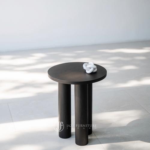 Jual SIDE TABLE MINIMALIS BULAT / MEJA SUDUT RUANGAN KAYU JATI - Kab ...