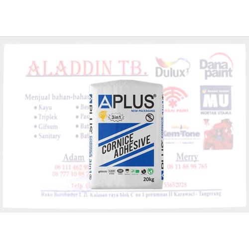Jual Compond gypsum/ cornice/ kompon merk Aplus 20 kg - Kab. Tangerang ...