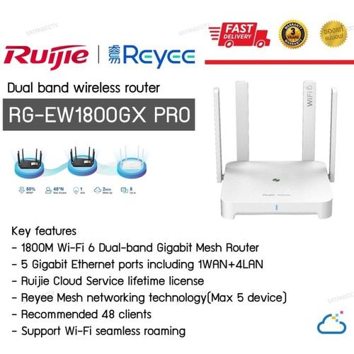 Jual Ruijie RG-EW1800GX PRO 1800M Gigabit dual band Wireless Router ...
