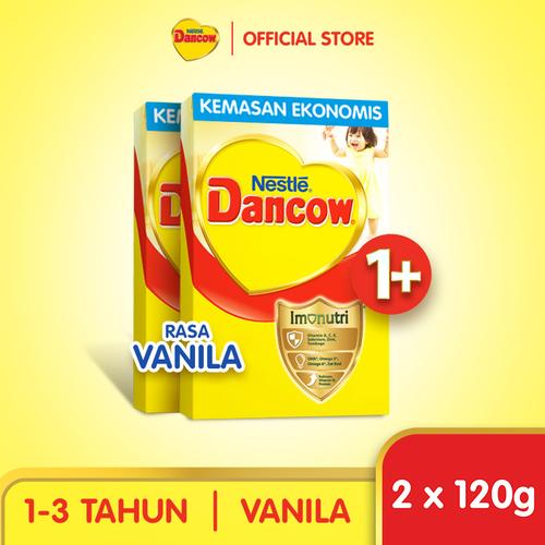 Promo Nestle DANCOW 1+ Vanila Susu Anak 1-3 Tahun Box 120g x 2 pcs ...