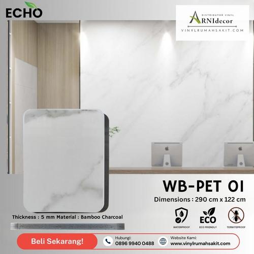 Jual WALL BOARD DINDING ECHO PVC UK. 122 X 290 x 5MM - WB PET 01 - Kota ...