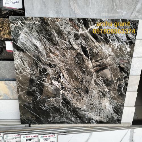 Jual granit lantai 60x60 hitam motif marmer - Kab. Bogor - arsha granit ...